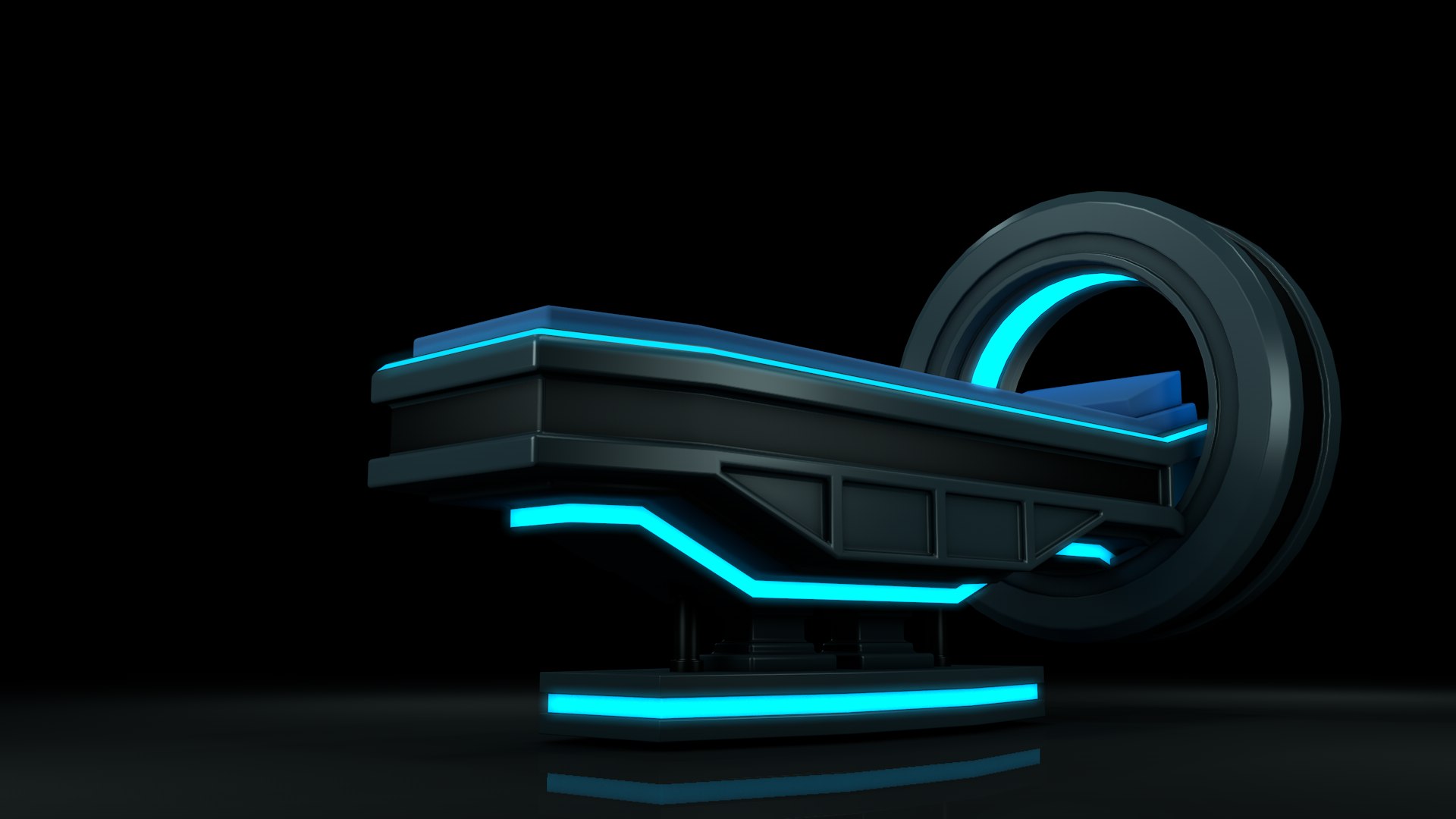 Sci Fi Scanner 3D Model - TurboSquid 2236841