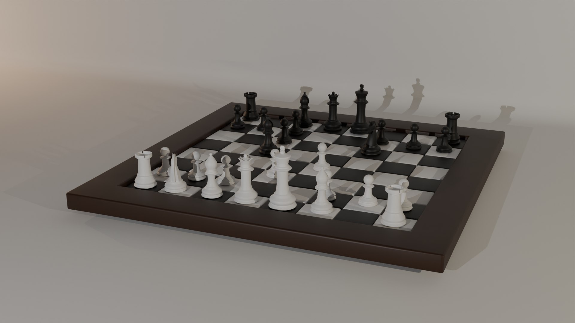 3D Chess Set - TurboSquid 2211003