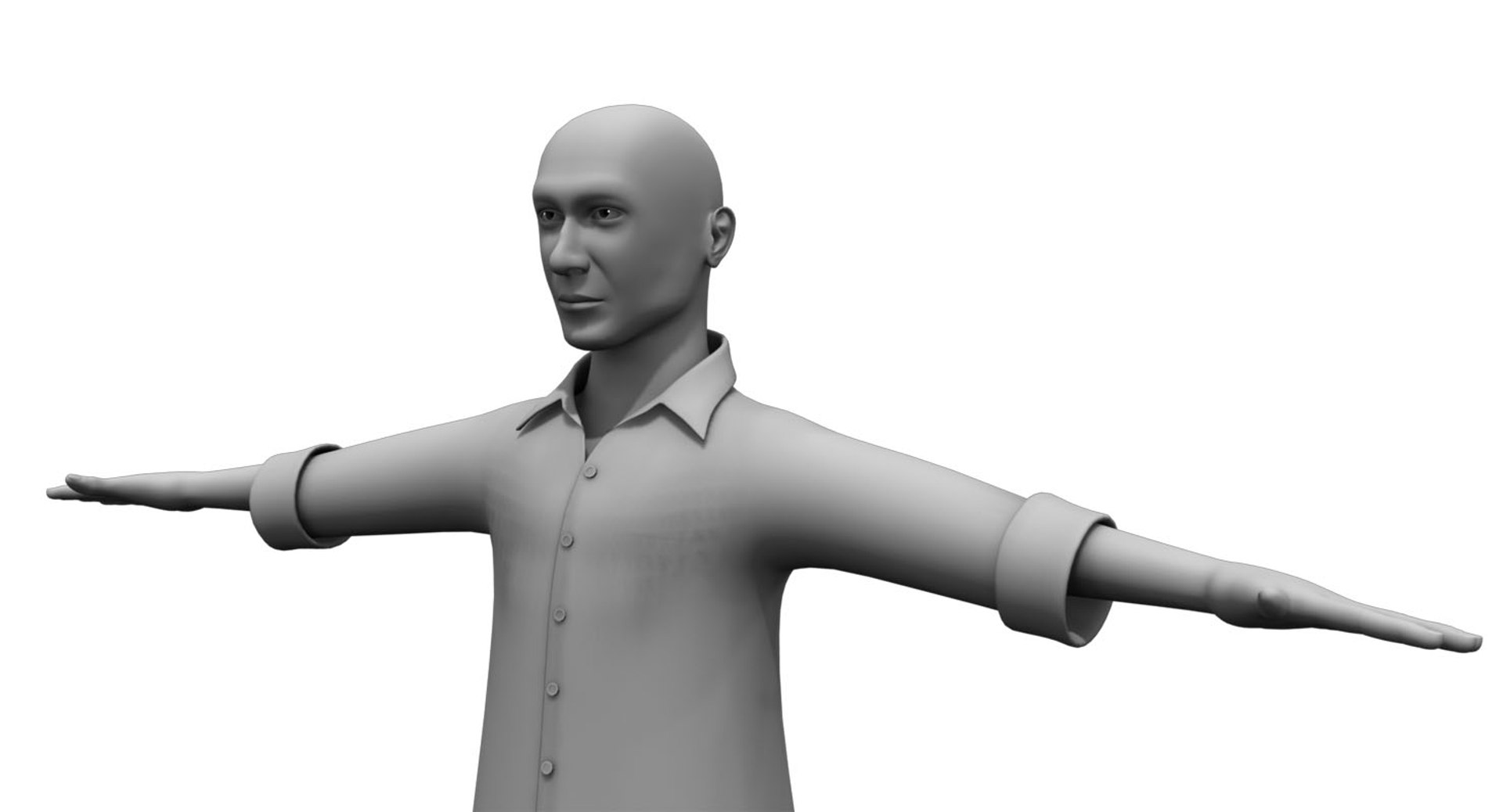 3D Traditional Dress Man Model - TurboSquid 1535983
