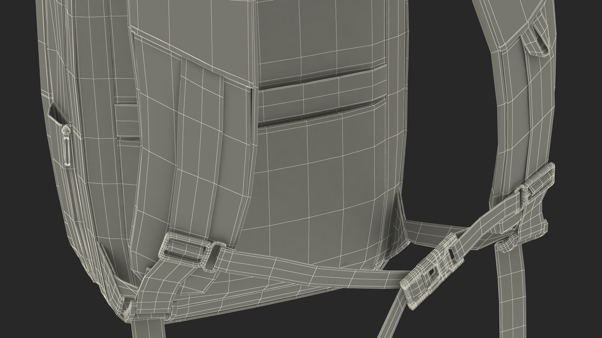 Hard Shell Laptop Backpack Black On Mannequin 3D Model - TurboSquid 2145507