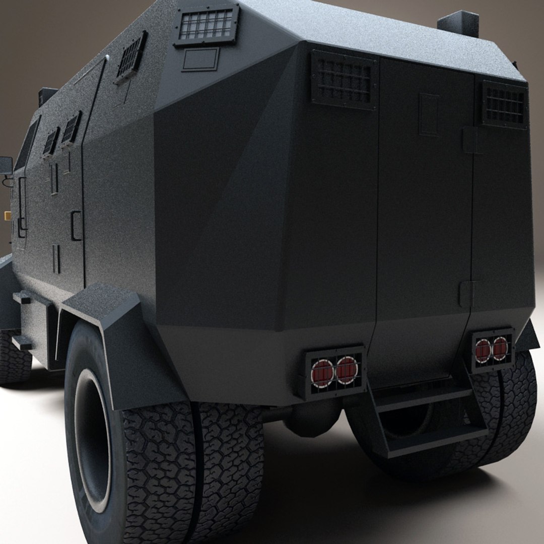 Truck Tanqueta 3d Model