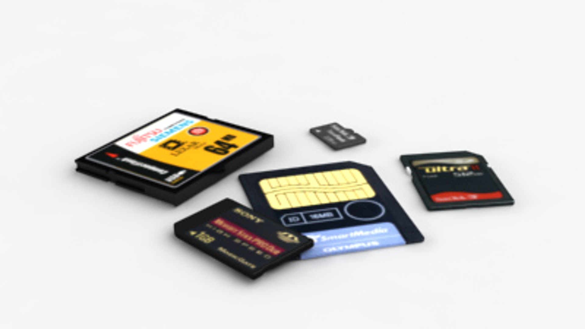 3d Model All-in-one Card Reader