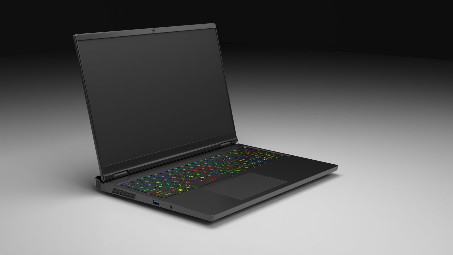 3D Gaming Laptop RGB - TurboSquid 2167119