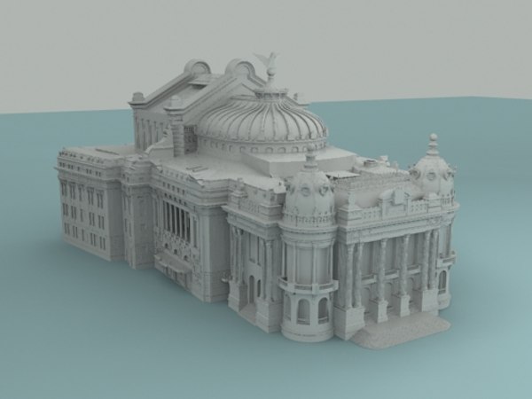 opera theater 3d model