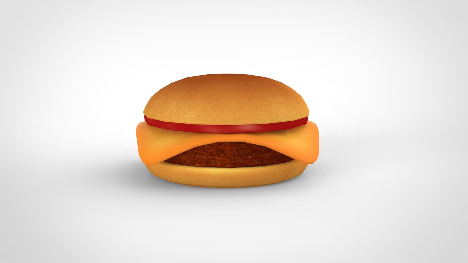3D model Burger cartoon stylized - TurboSquid 1727633