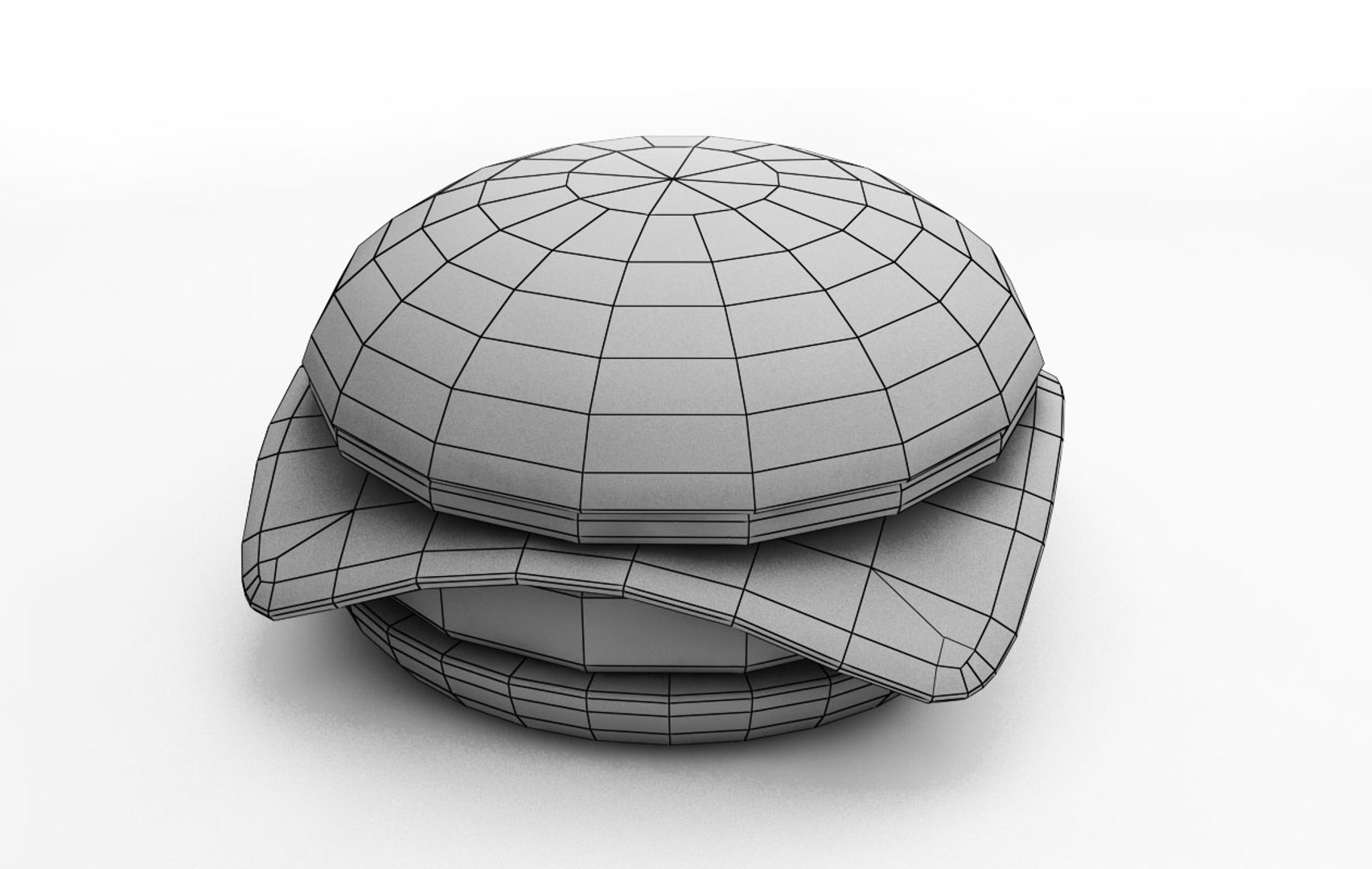 3D model Burger cartoon stylized - TurboSquid 1727633