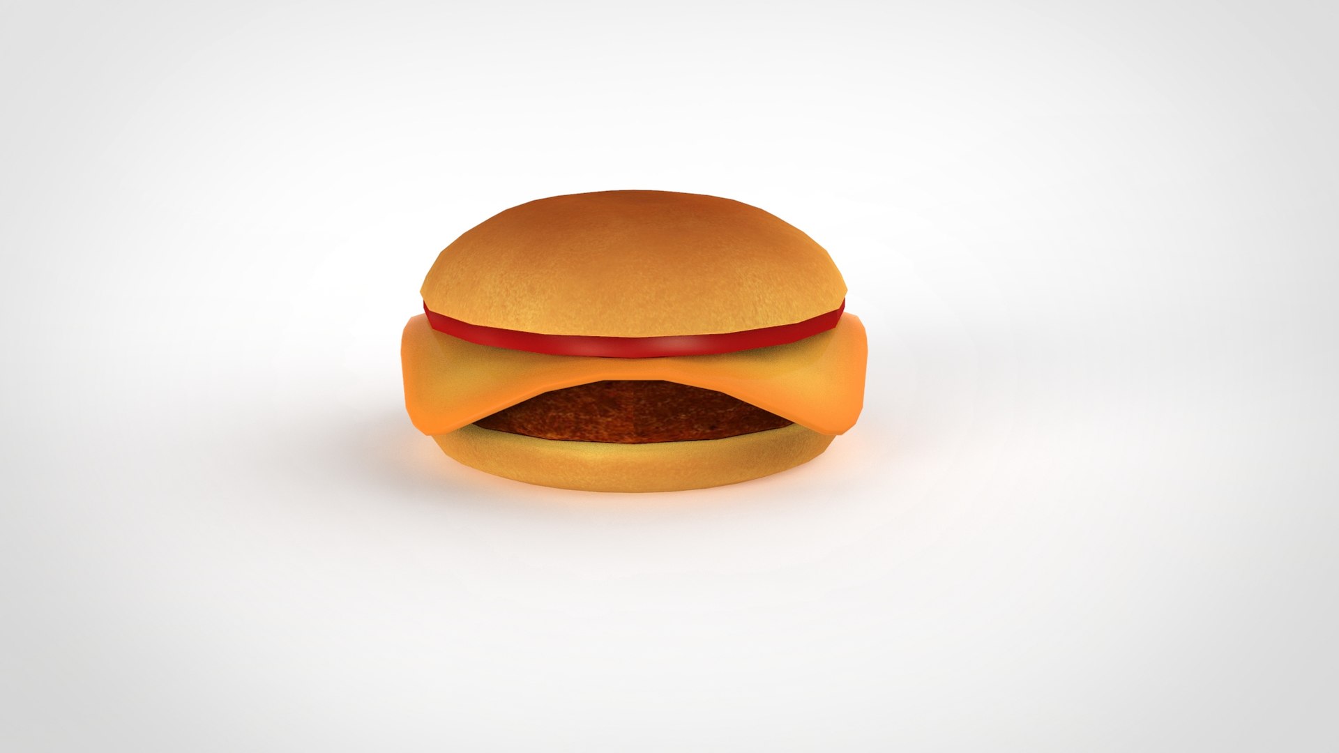 3D model Burger cartoon stylized - TurboSquid 1727633
