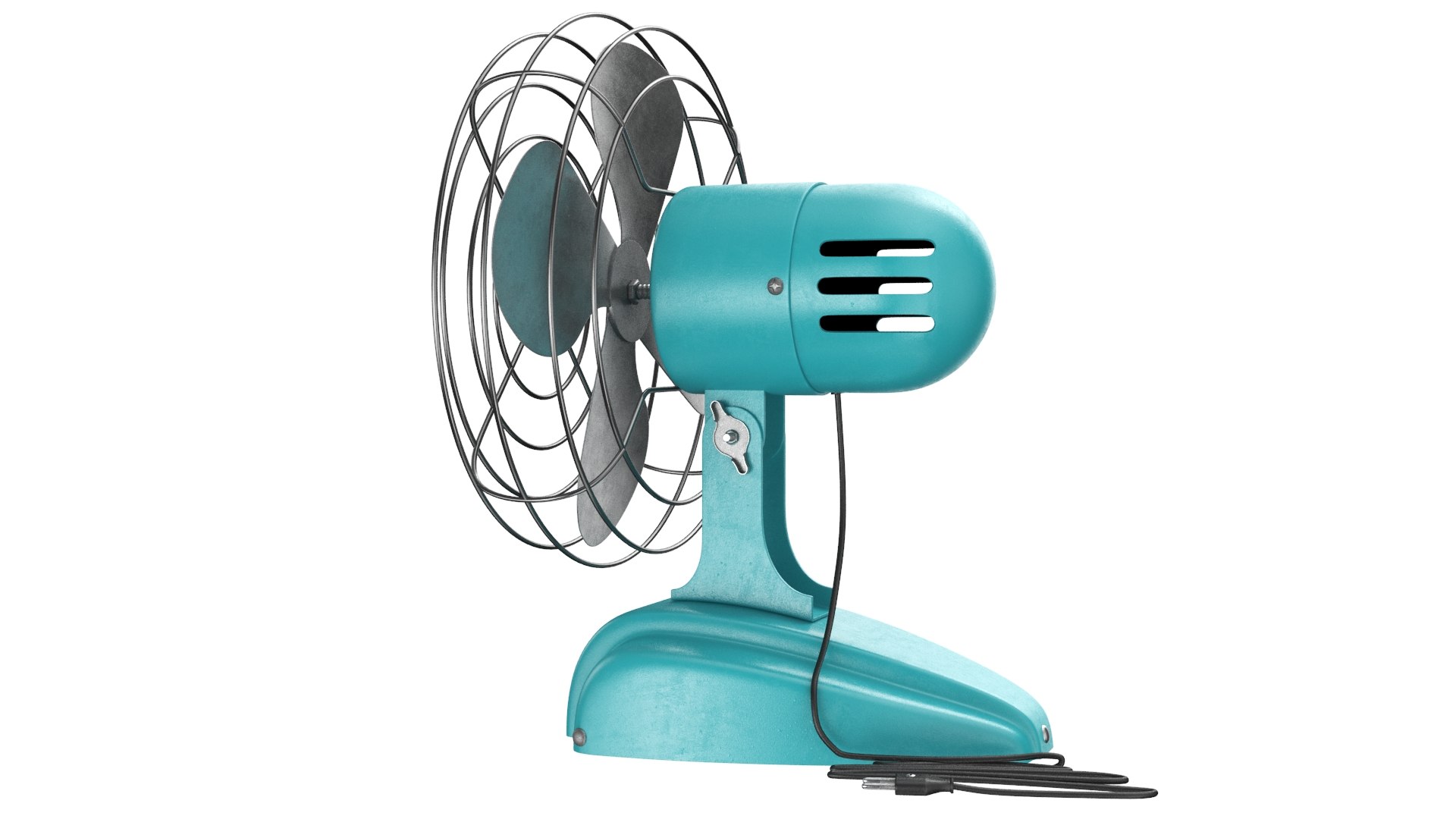 3D Retro Table Fan Model - TurboSquid 1795796