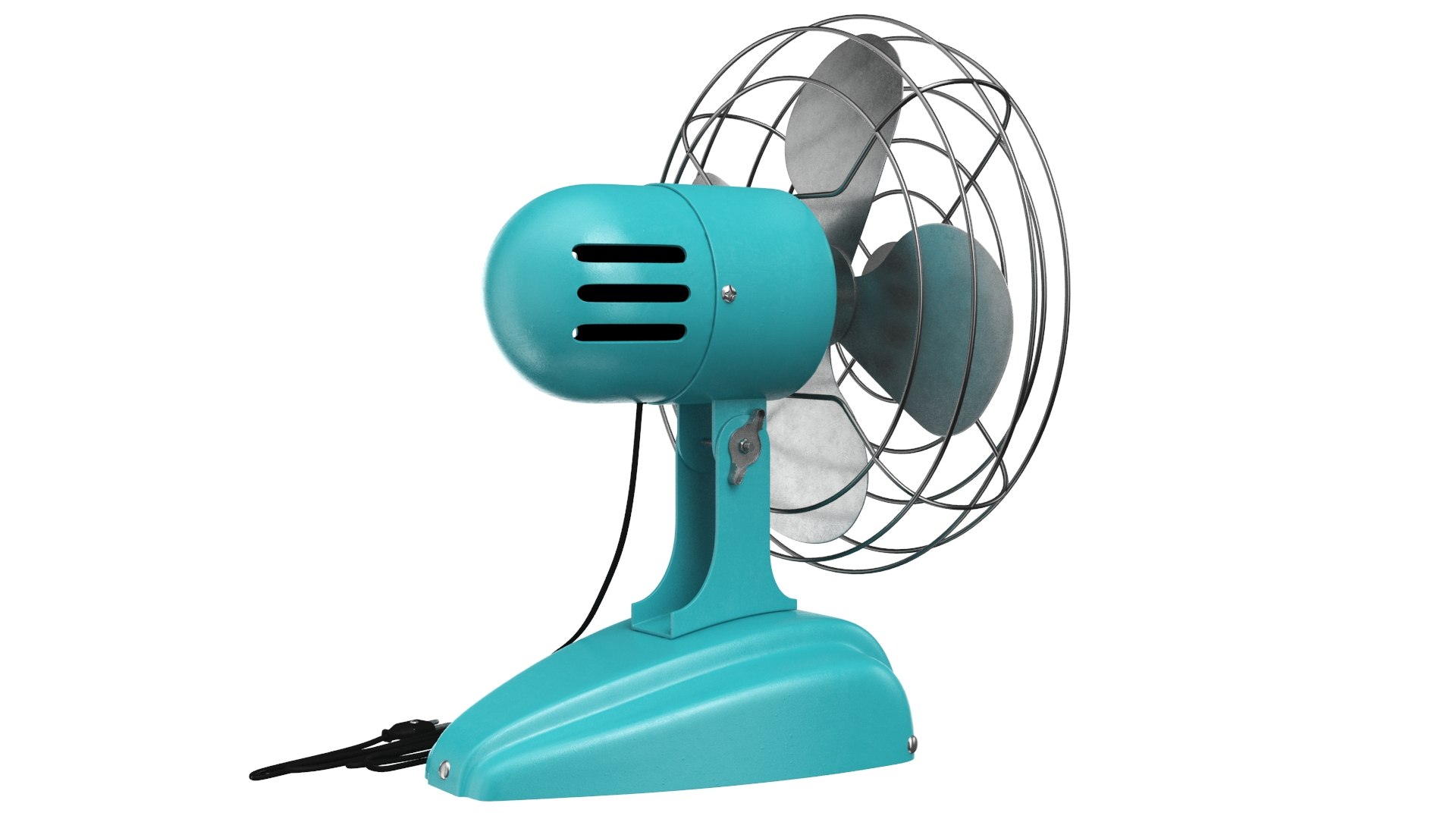 3D Retro Table Fan Model - TurboSquid 1795796