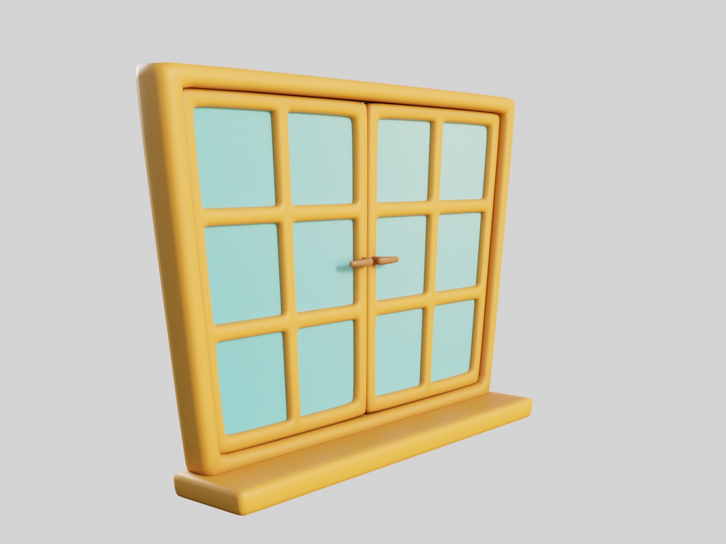 Cartoon Window 29b 3D Model - TurboSquid 1908688