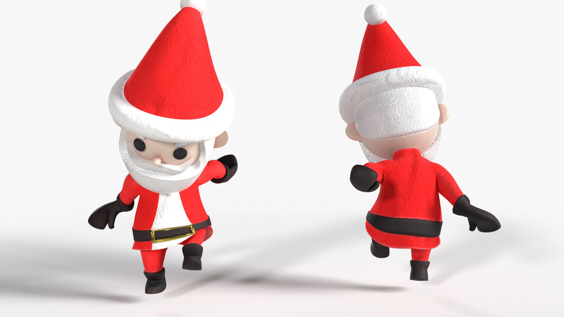 Fluffy Santa Suit 3D Model - TurboSquid 1995555