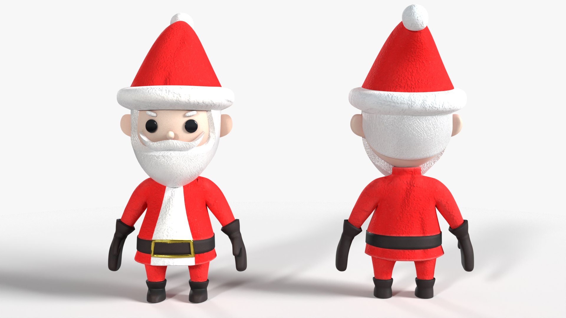 Fluffy Santa Suit 3D Model - TurboSquid 1995555