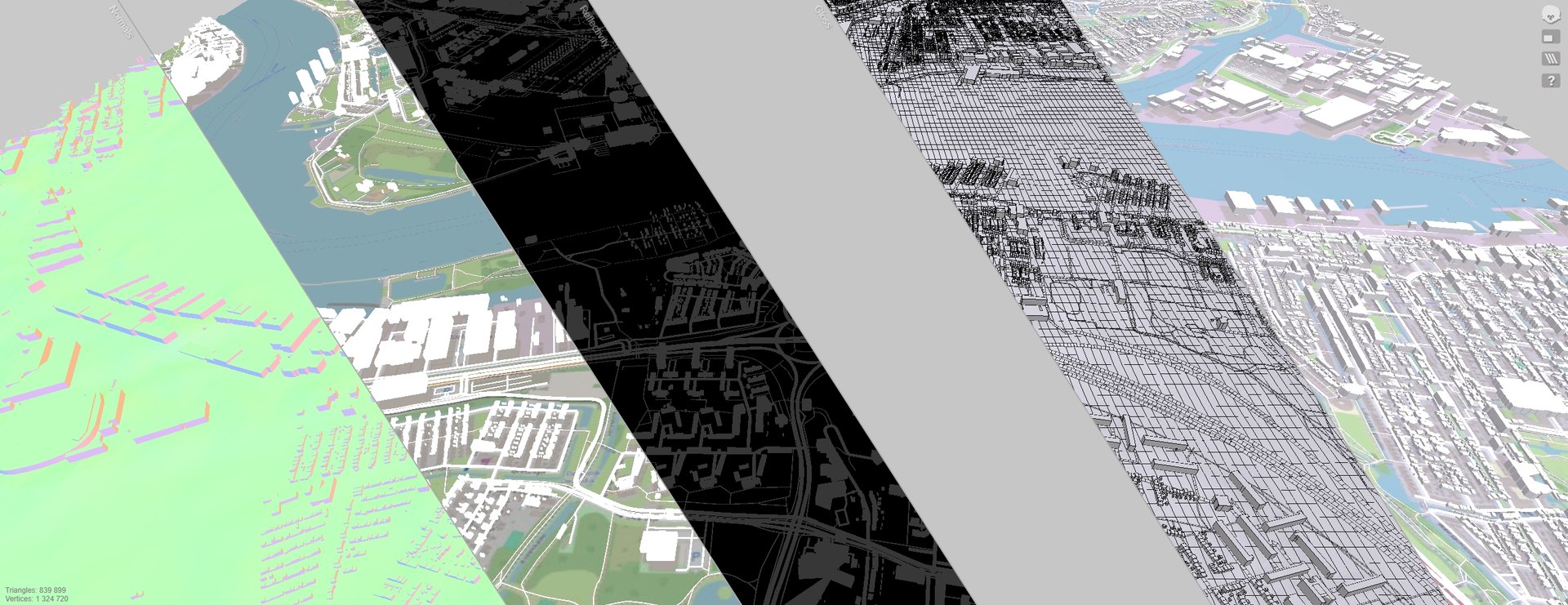 3D Cityscape Rotterdam Holland - TurboSquid 2205922