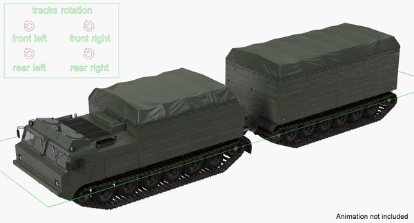 3D articulated tracked vehicle vityaz - TurboSquid 1228521