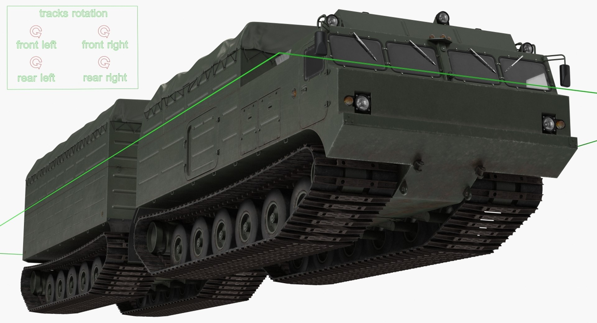 3D articulated tracked vehicle vityaz - TurboSquid 1228521
