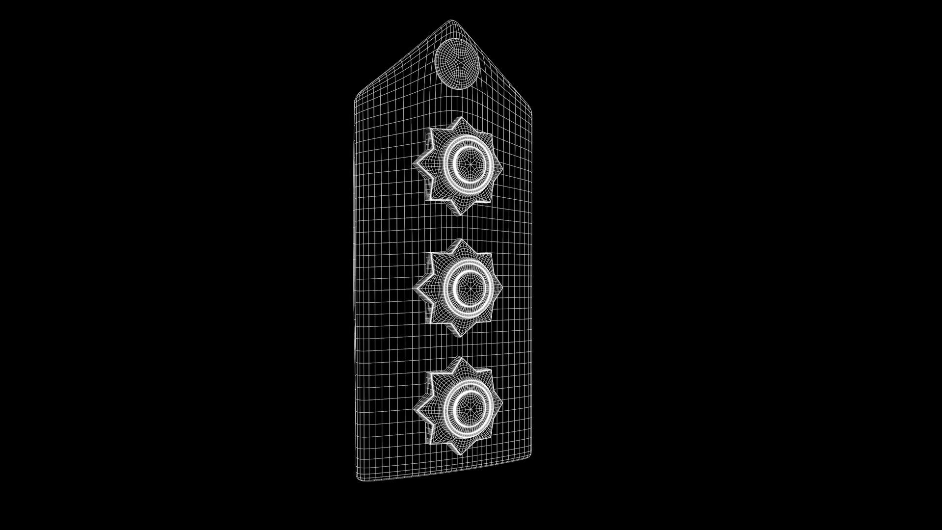 3D Military Shoulder Epaulette Insignia model - TurboSquid 2153280