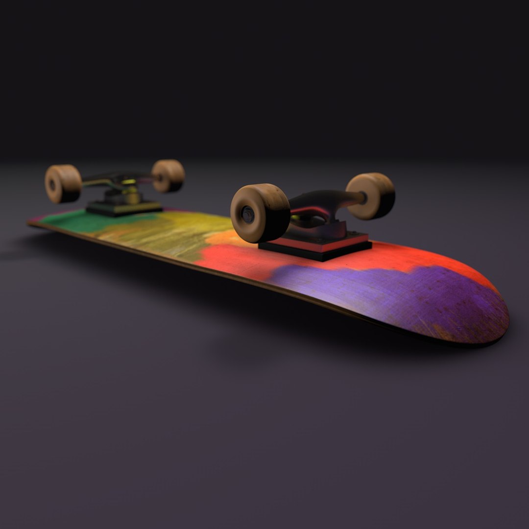 Skateboard Wheel 3d C4d