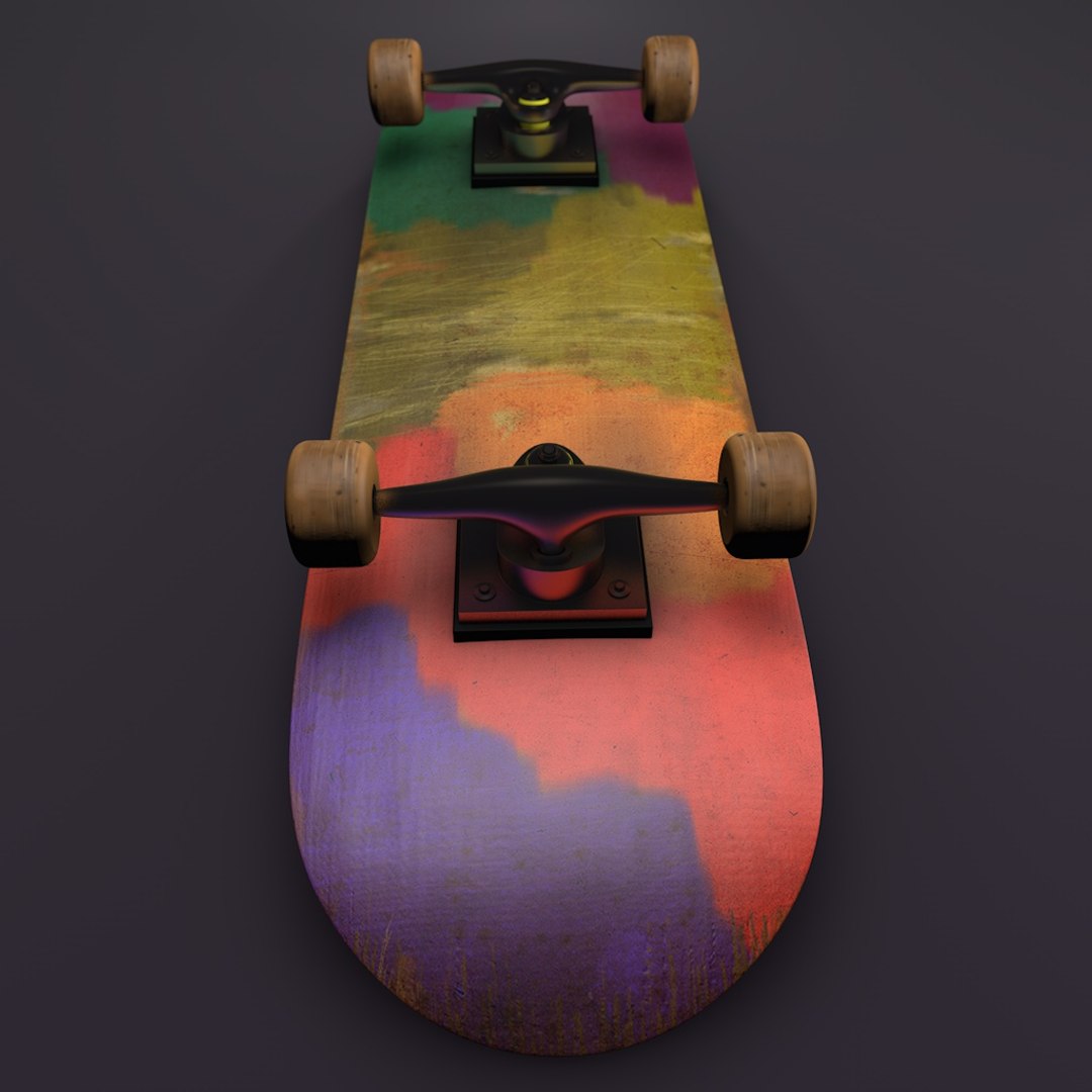 Skateboard Wheel 3d C4d