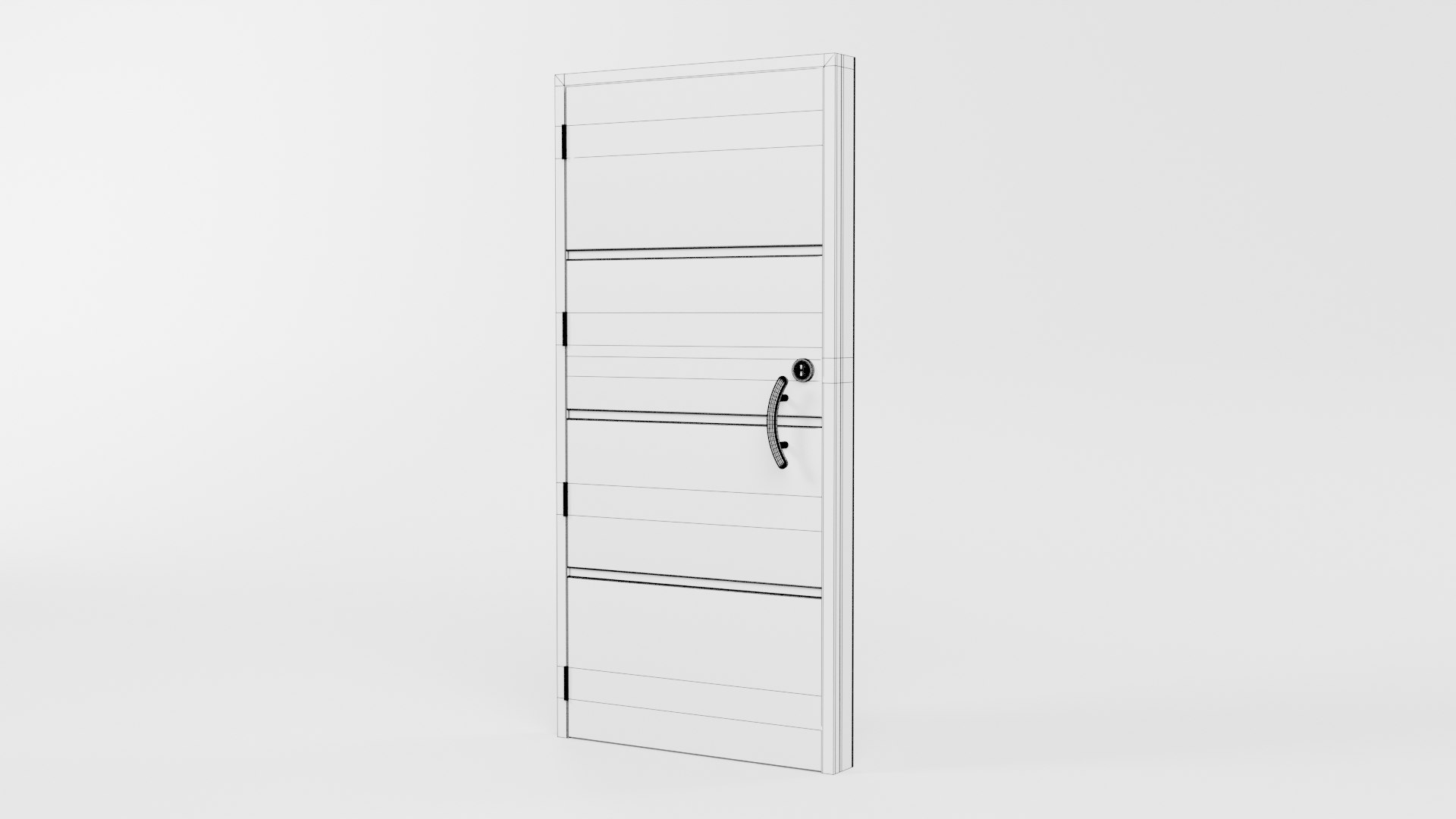 3D Door Model 1 Model - TurboSquid 2418486