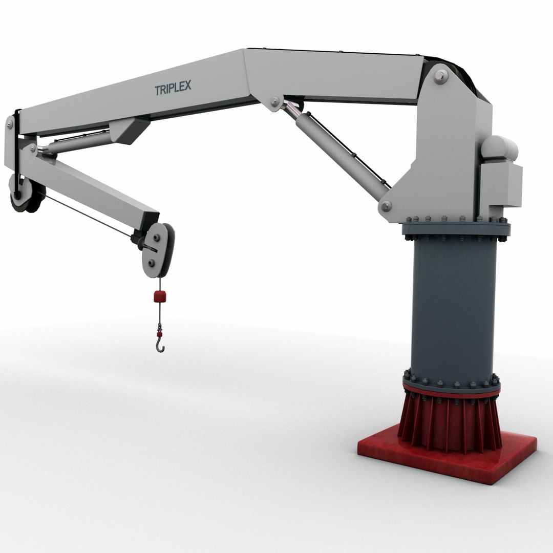 3dsmax Deck Crane