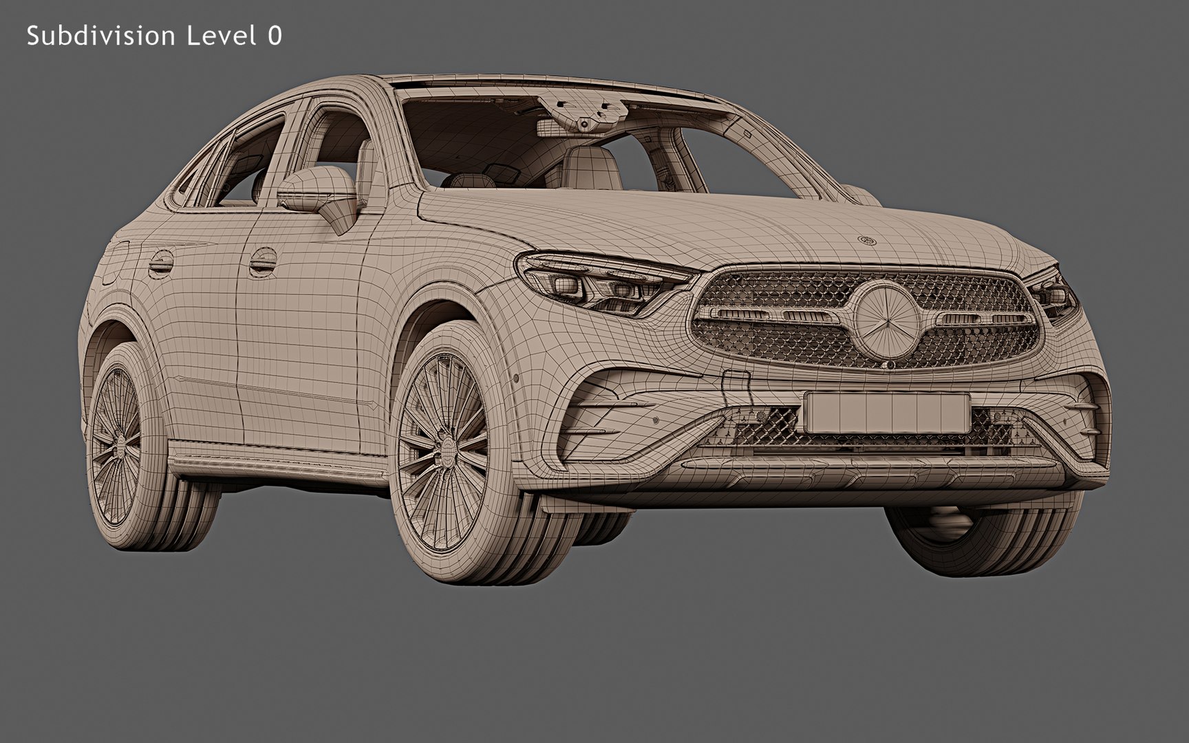 3D model 2024 Mercedes-Benz GLC Coupe - TurboSquid 2064591