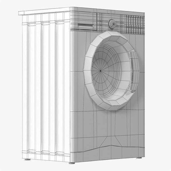 3d model washing machine
