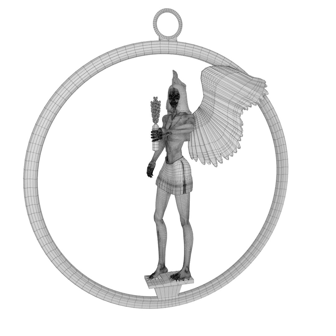3d Model Zodiac Sign Virgo Modeler