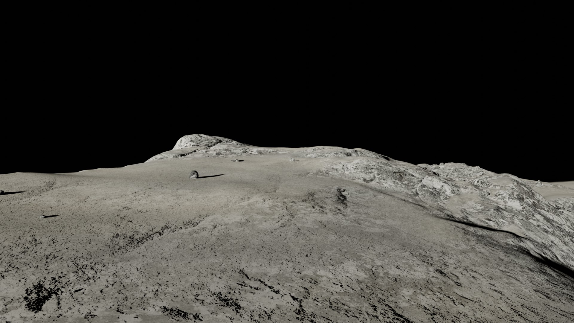 PBR Photorealistic Lunar Surface 3D Model - TurboSquid 1981655