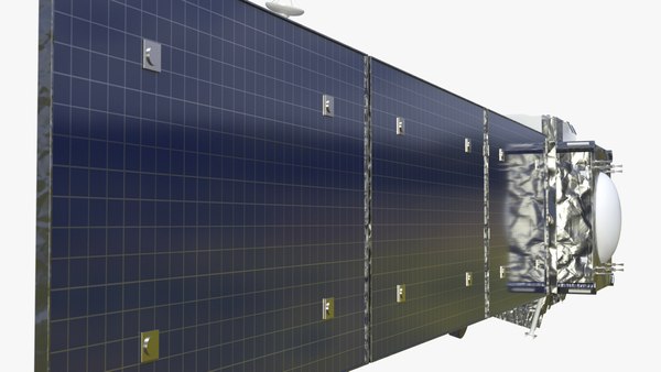 modelo 3d Satélite con paneles solares - TurboSquid 2317617