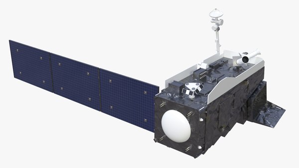 modelo 3d Satélite con paneles solares - TurboSquid 2317617