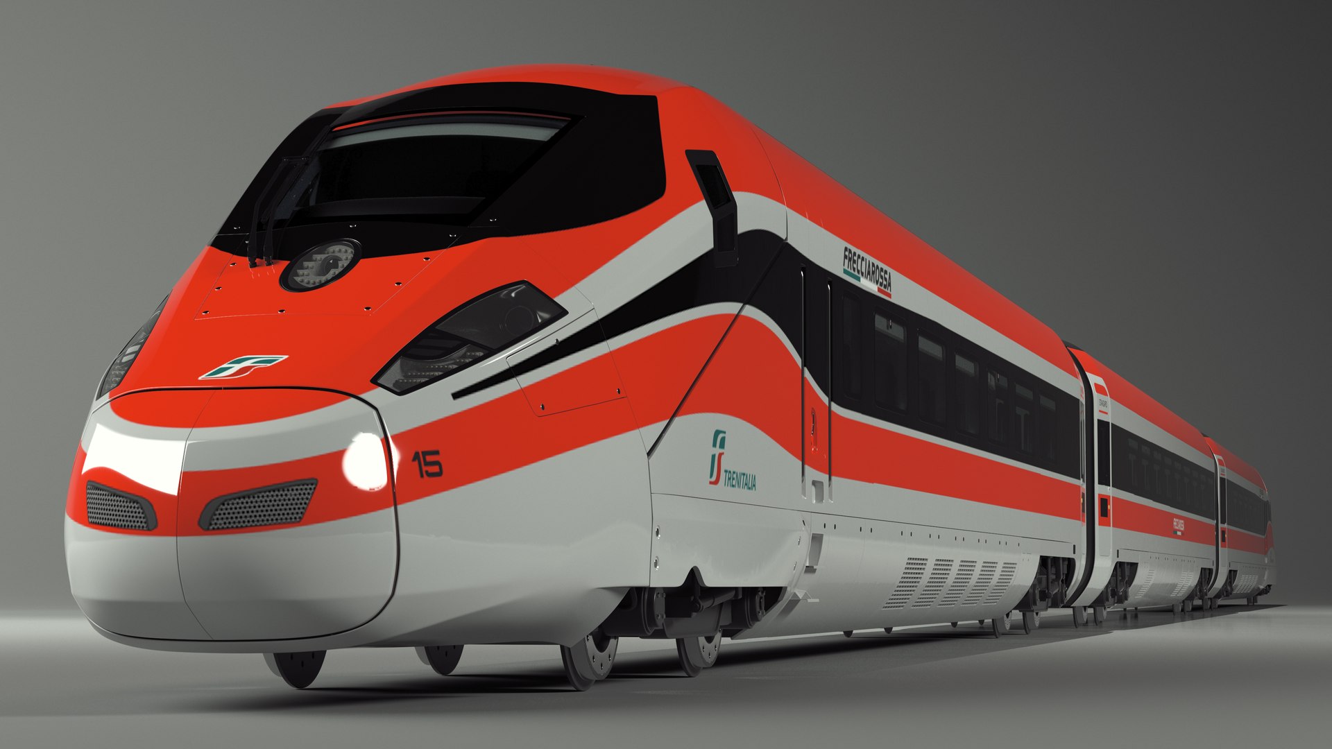 3D Frecciarossa 1000 High Speed Train model - TurboSquid 2091924