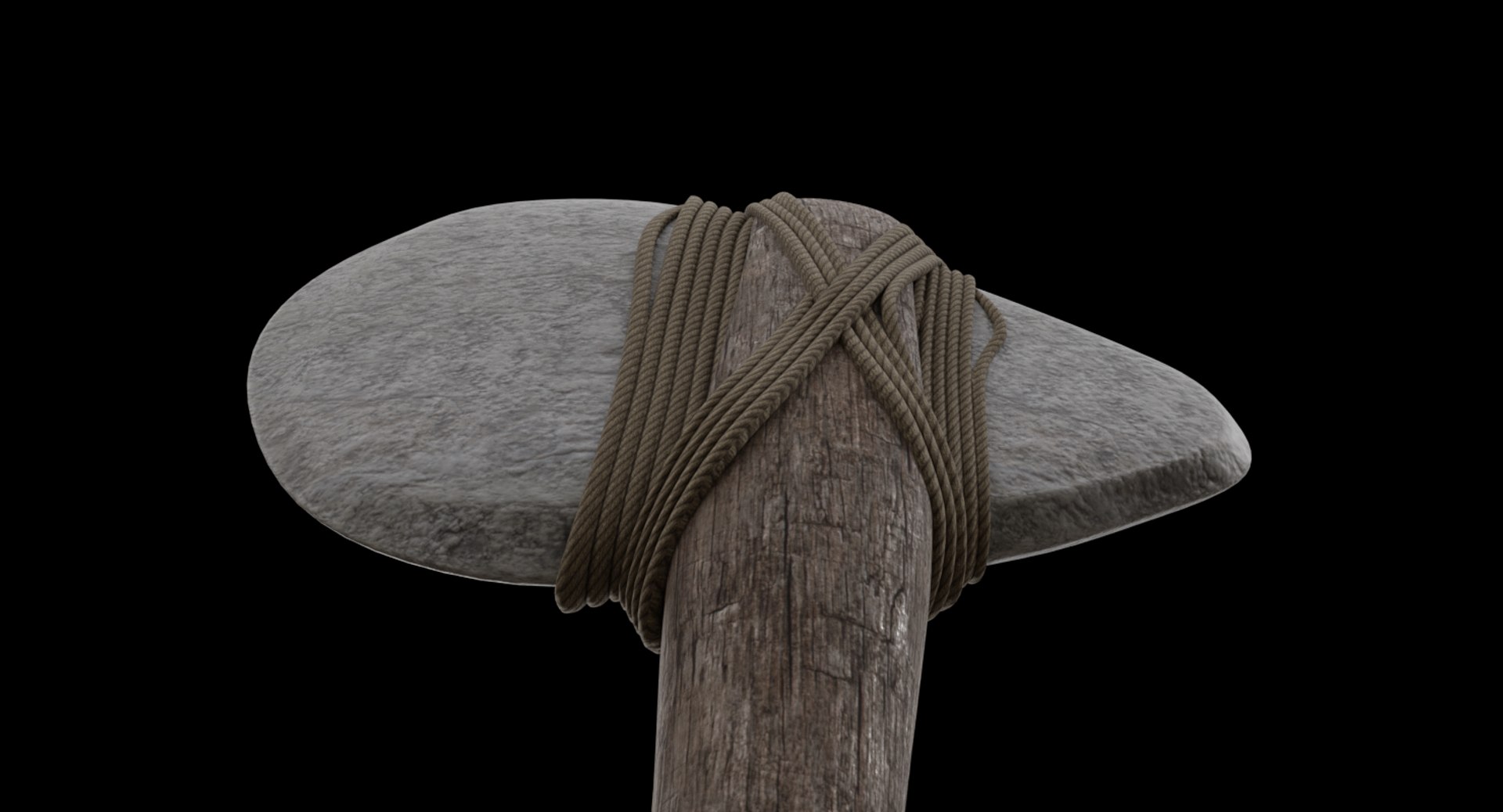 3D Age Axe Stone Model - TurboSquid 1343605