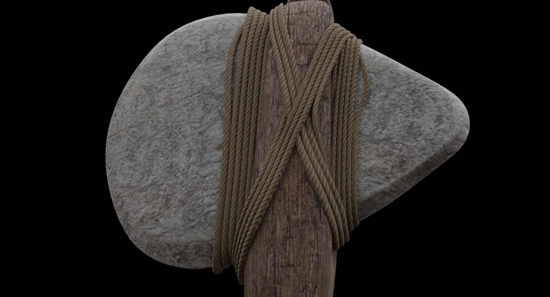 3D Age Axe Stone Model - TurboSquid 1343605
