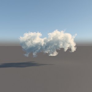 3d model volumetric cloud