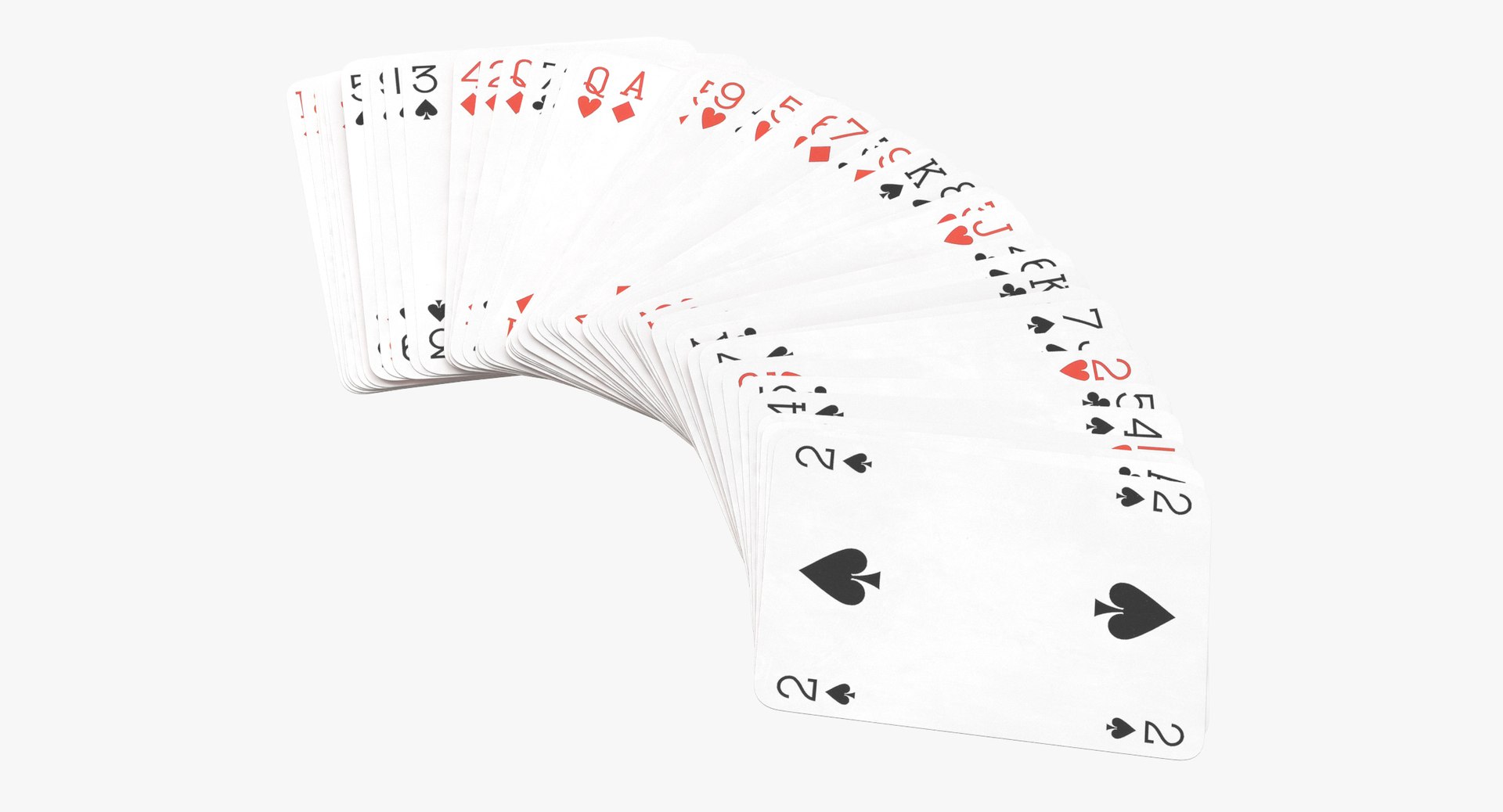 3D playing cards red deck - TurboSquid 1153689