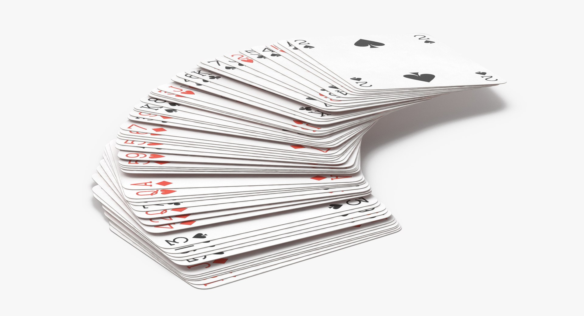 3D Playing Cards Red Deck - TurboSquid 1153689