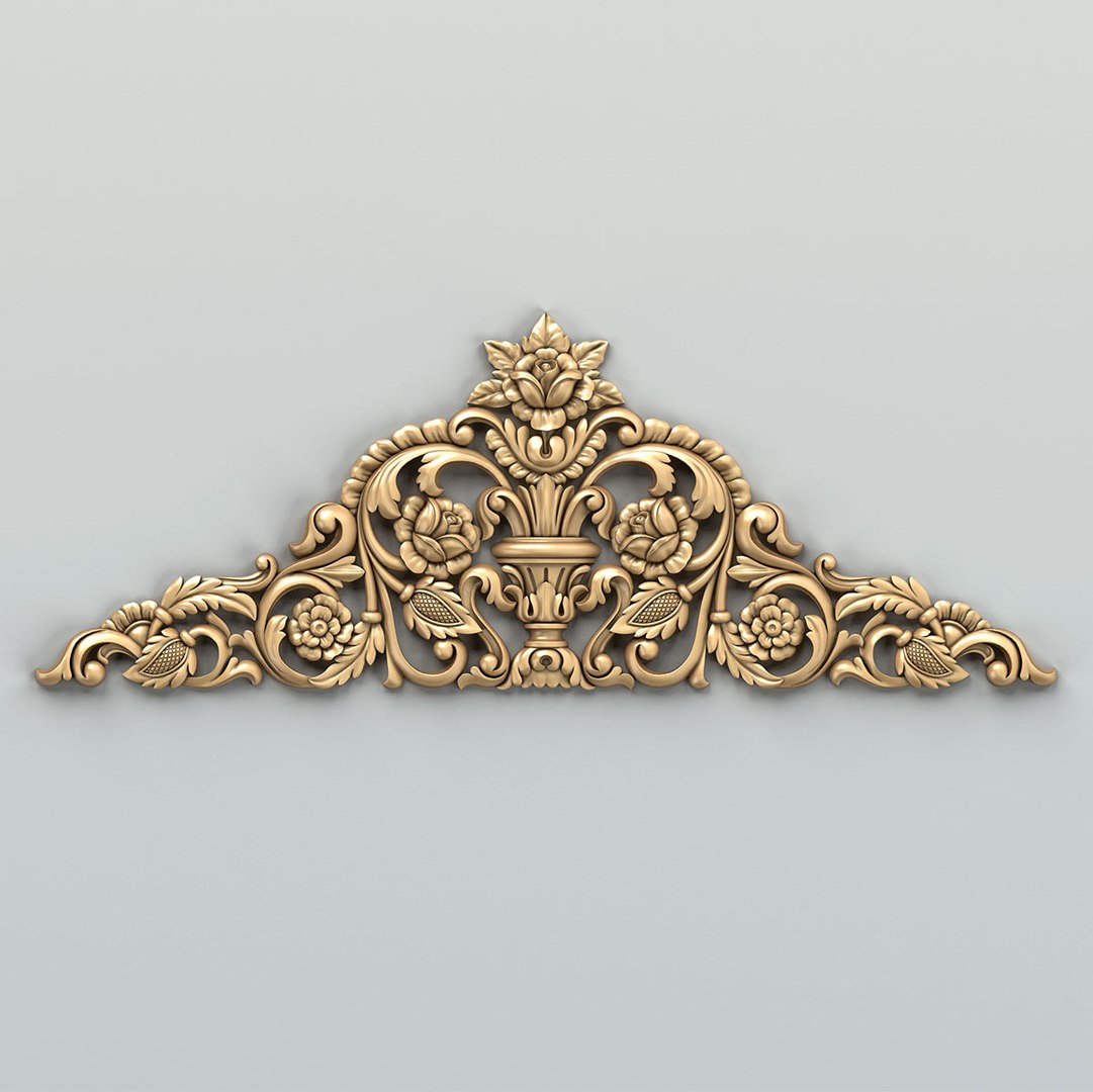3D Carved Horizontal Decor - TurboSquid 1559850