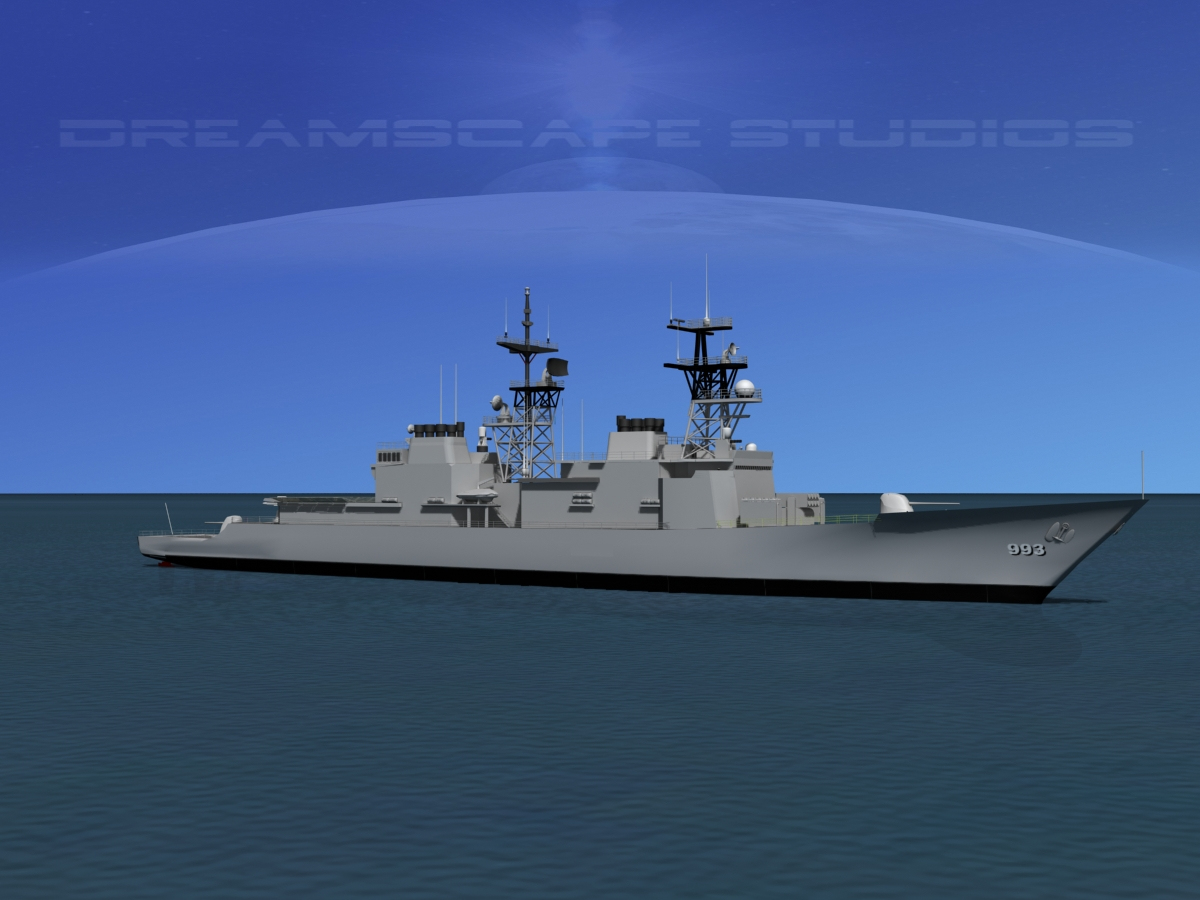 kidd class destroyer 3d 3ds