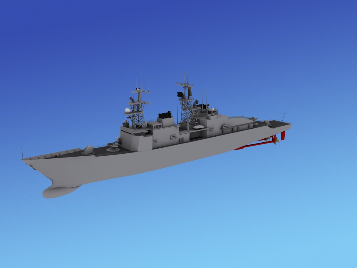 kidd class destroyer 3d 3ds