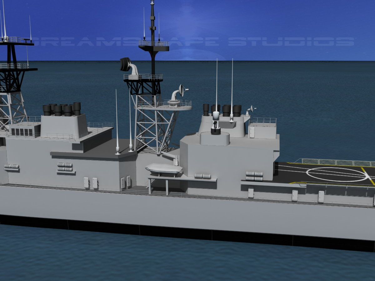 kidd class destroyer 3d 3ds