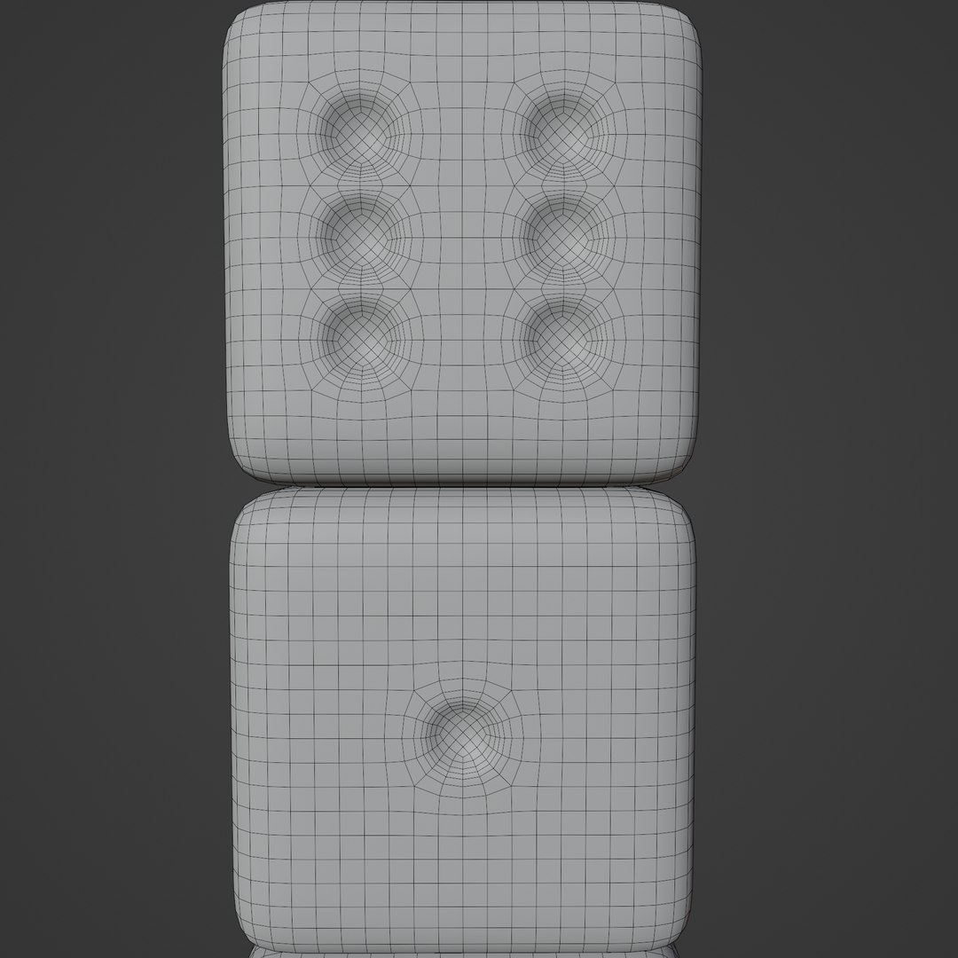 3D Silver Dice - TurboSquid 2013406