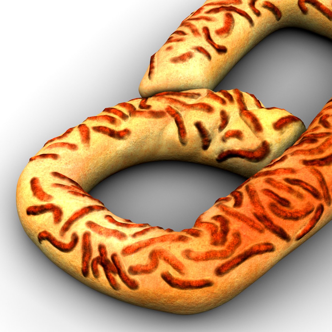 big pretzel 3d model