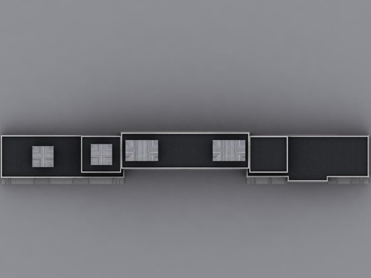 Building Army Base 3d Model