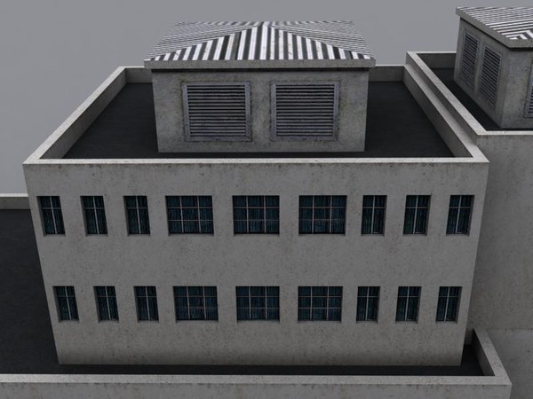 building army base 3d model