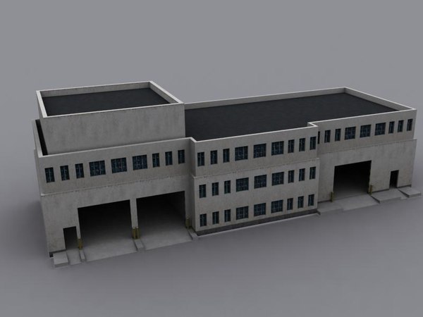 building army base 3d model