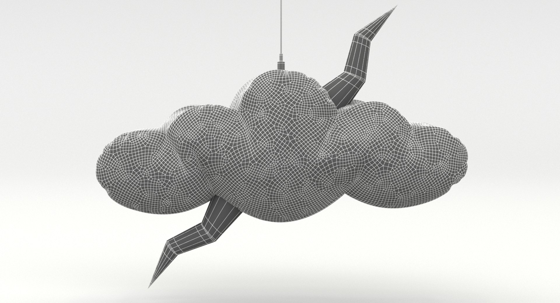 Hanging Inflatable Cloud 3D Model - TurboSquid 1195126