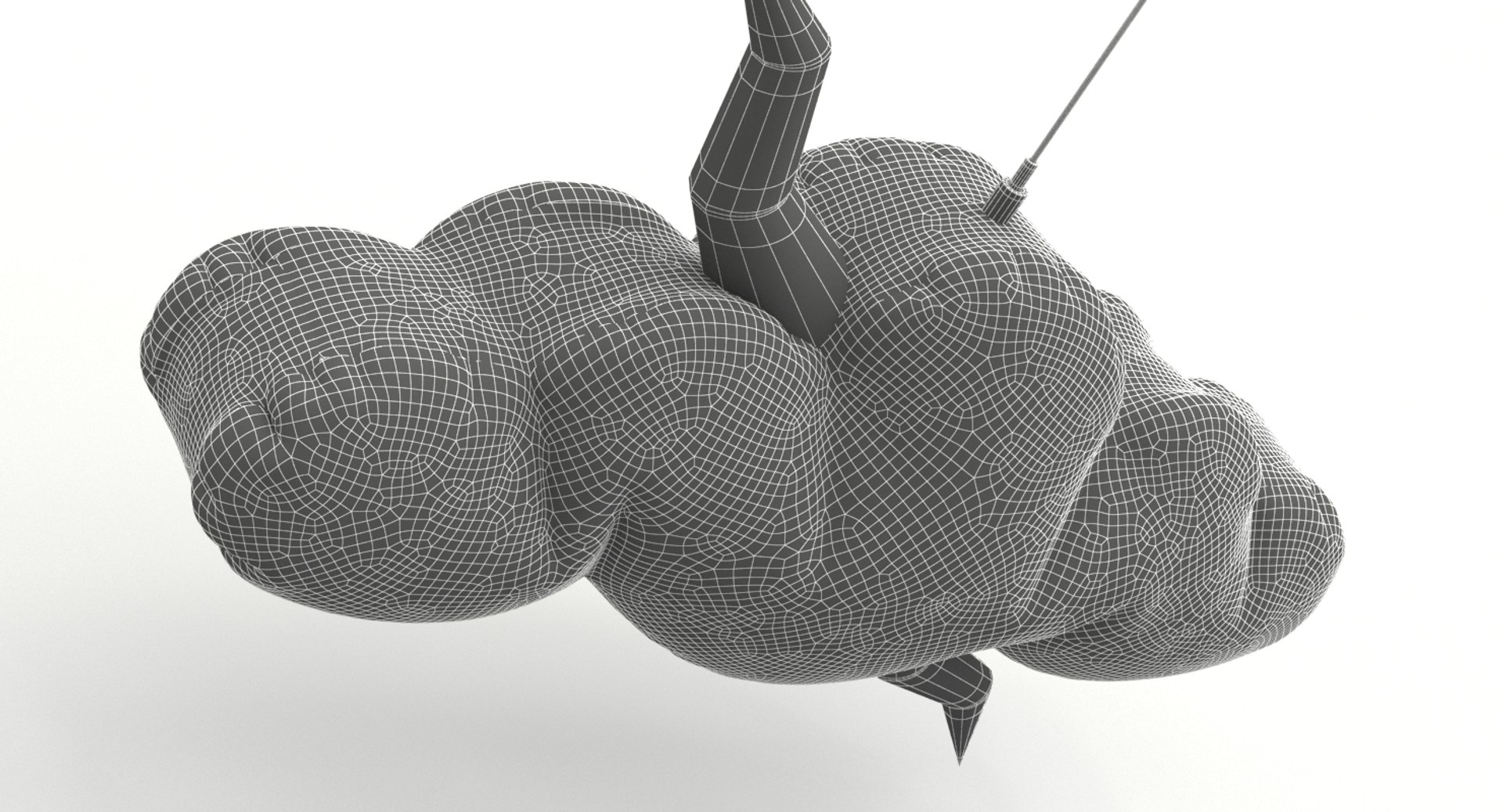 Hanging Inflatable Cloud 3D Model - TurboSquid 1195126