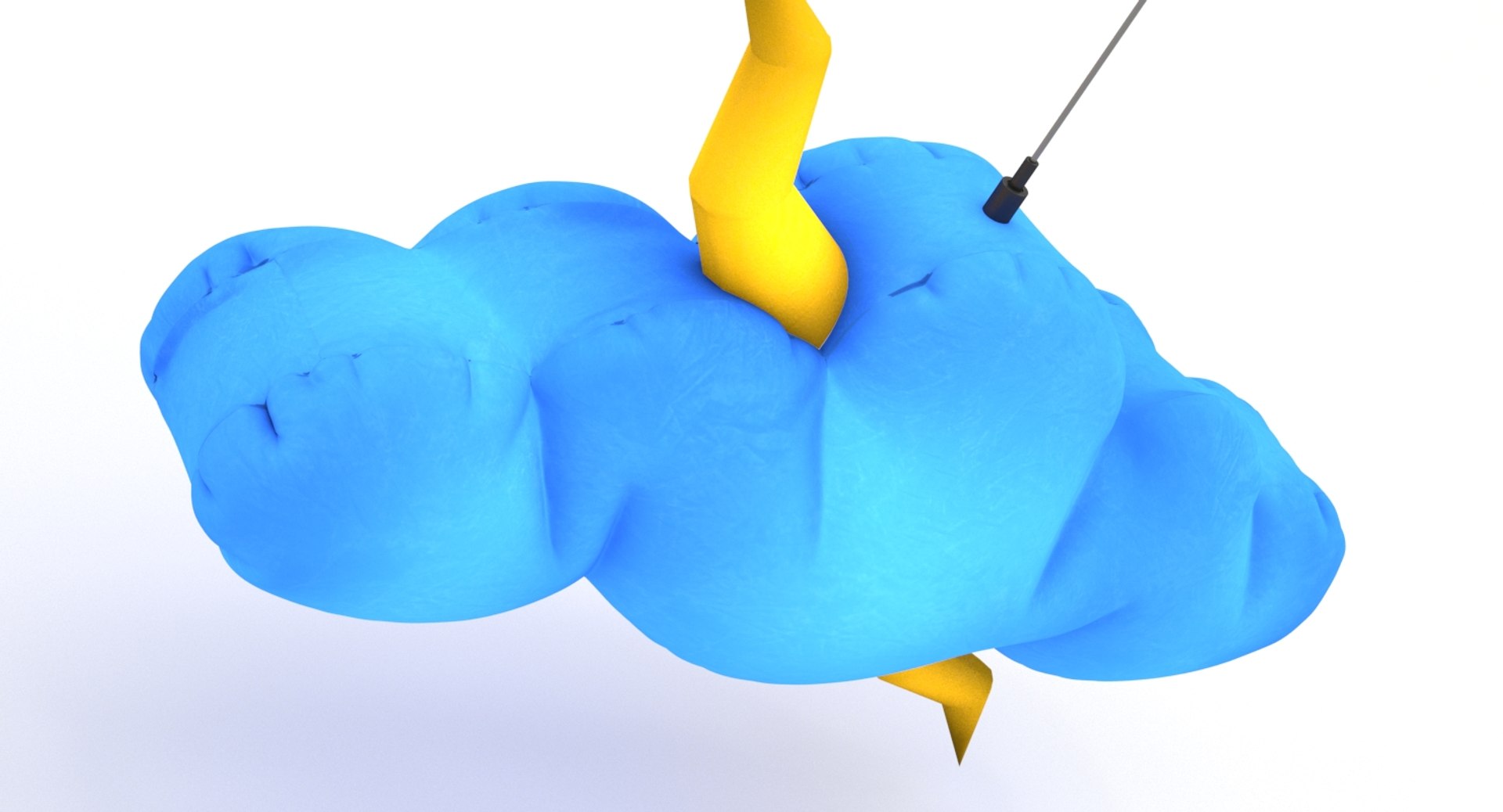 Hanging Inflatable Cloud 3D Model - TurboSquid 1195126