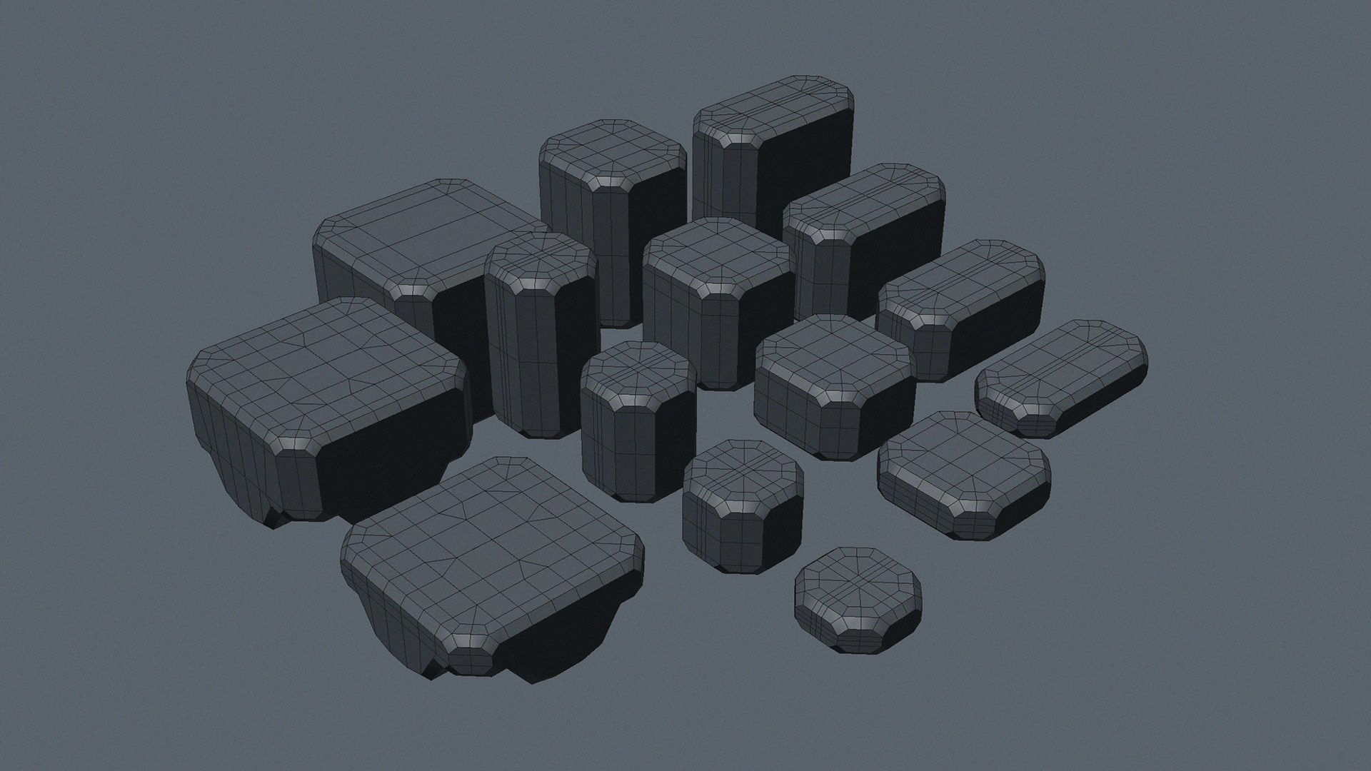 3D Cartoon Rock Platforms Model - TurboSquid 2192408