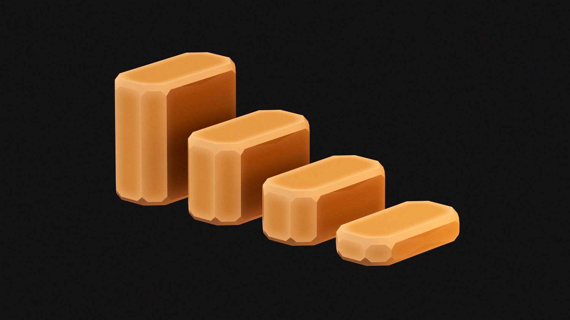 3D Cartoon Rock Platforms Model - TurboSquid 2192408